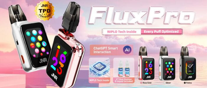 Puff JNR Flux Pro 32K – Puff connectée avec écran tactile et 32 000 ...