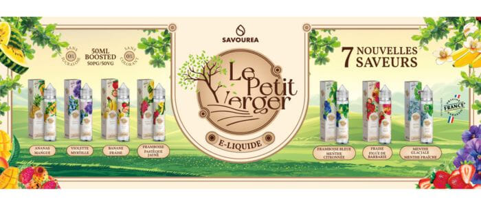 E Liquide Fraise Figue de Barbarie 50ml Le Petit Verger - Savourea