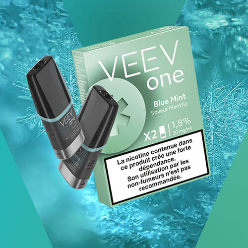 Capsules VEEV One Blue mint Menthe | CigaretteElec