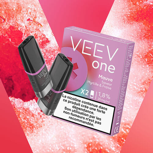 Capsules VEEV One Mauve myrtille fraise | CigaretteElec