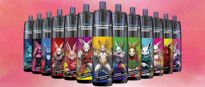 Puff Tornado 15000 Cola ice – White Rabbit | Jusqu’à 15 000 bouffées