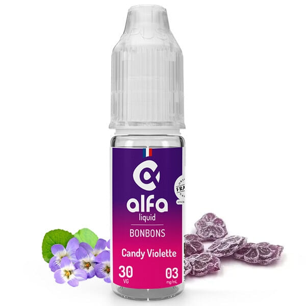 E-liquide Candy Violette Alfaliquid - CigaretteElec