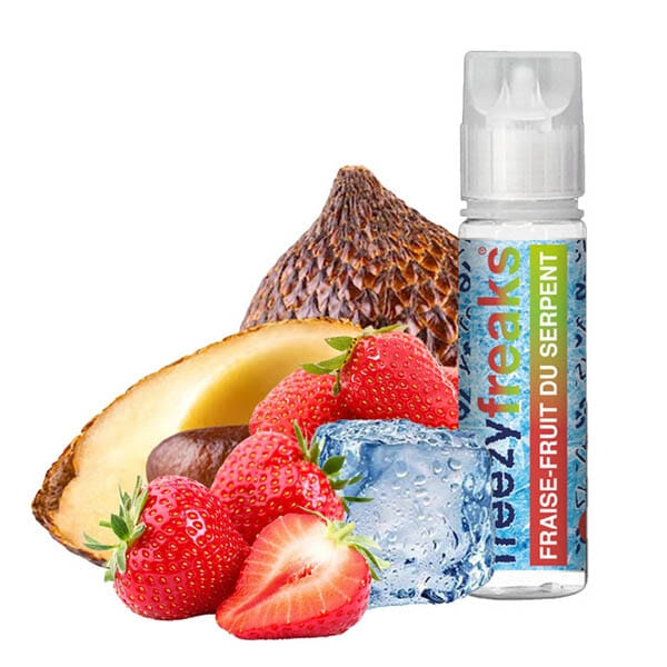 E liquide Fraise fruit du serpent Freezy freaks 50ml | CigaretteElec
