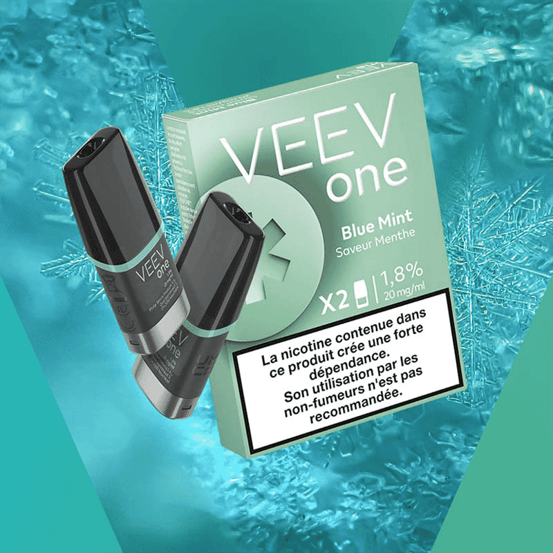 Capsules VEEV One Blue mint Menthe | CigaretteElec