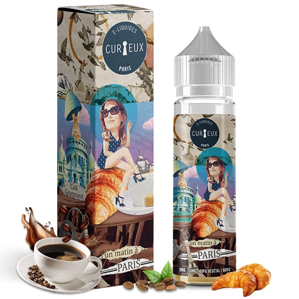 E Liquide Un Matin à Paris 50 ml - Hexagone Curieux