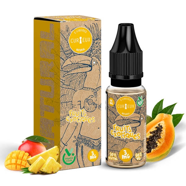 E Liquide Fruits exotiques Natural Curieux