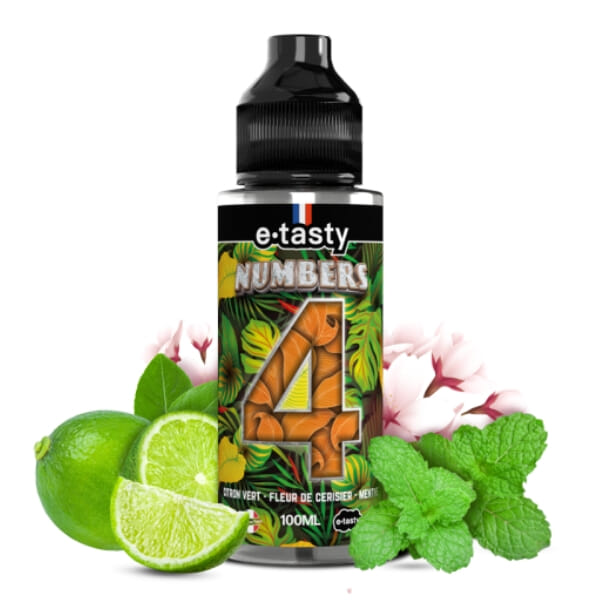E liquide Numbers 4 E.Tasty - Prêt à booster 100ml