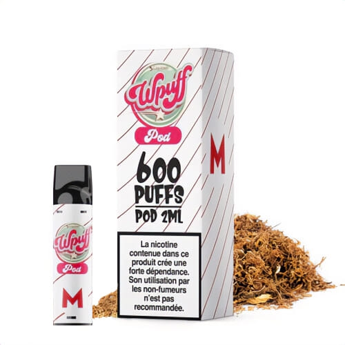 Wpuff Pod liquideo, E-cigarettes rechargeables et cartouches